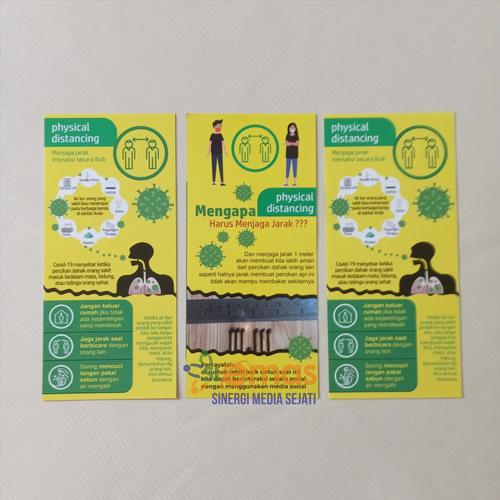 Jual Flyer Promkes Covid Physical Distancing | Brosur Jaga Jarak - 50 ...