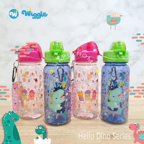 Jual Wiggle Hello Dino & Pink Dessert Bottle Sport 670ml | Botol Minum ...
