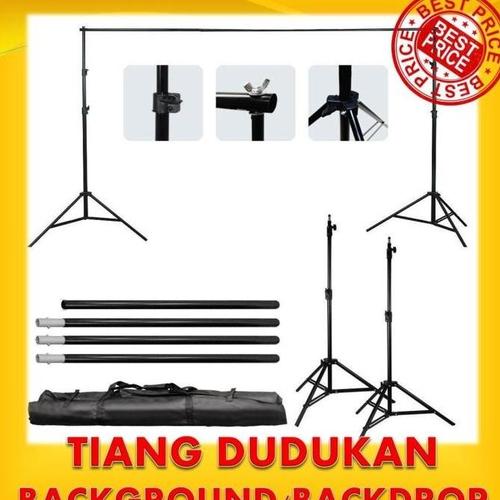 Jual SCREEN STUDIO BRACKET TIANG DUDUKAN BACKDROP BACKGROUND GREEN ...
