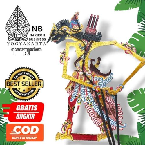Jual New Wayang Kulit Sapi Asli Abimanyu Rampek Ukuran 60Cm Standar ...