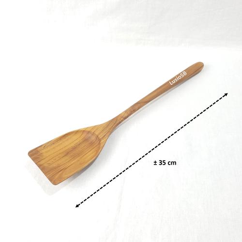 Promo Spatula Kayu Jati Premium LusioSB Sutil Kayu Sodet Set Kayu ...
