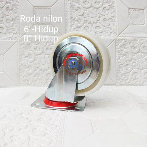 Jual Roda Nylon Tipe HIDUP 6 - 8 INCI Roda Nilon 6 8 Inch Nylon Trolley ...