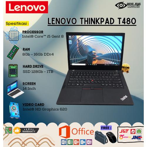 Jual Lenovo Thinkpad T480 Core i5 Gen8 RAM 16Gb SSD 512Gb MURAH ...