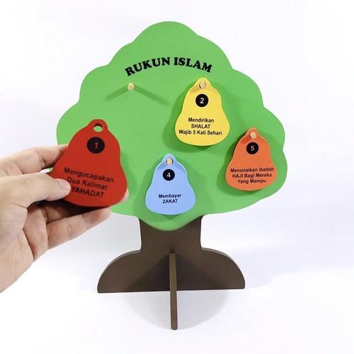 Jual Pohon Rukun Islam Mainan Kayu Alat Peraga Agama - Jakarta Utara ...