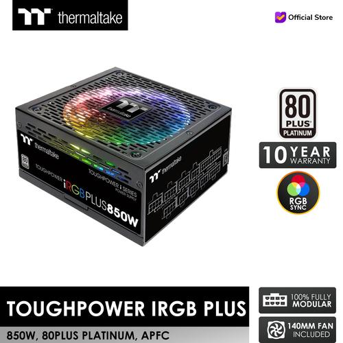 Promo Thermaltake Toughpower iRGB PLUS 850W 80+ Platinum Fully Modular [PSU] Cicil 0% 3x ...
