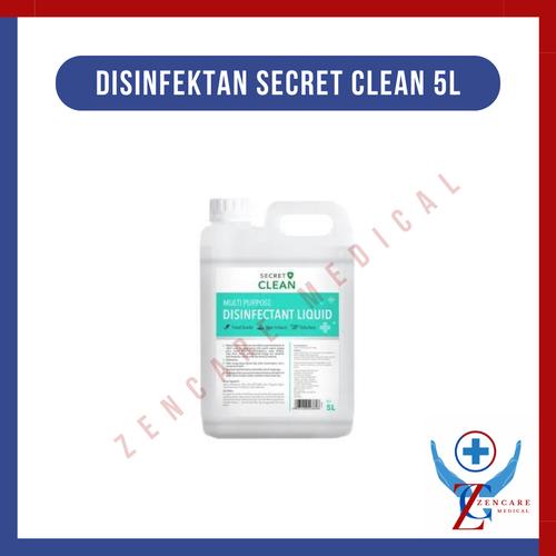 Jual Disinfektan Secret Clean Cair 5 L ( Food Grade Disinfectant Liquid ...