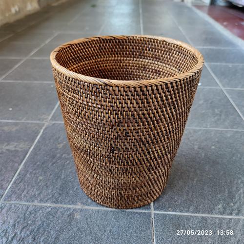 Jual rattan trash bin / tempat sampah rotan - Kota Denpasar - Balinese ArtShop | Tokopedia