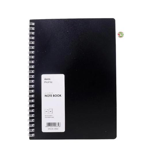 Jual DAICHII Notebook Profile Spiral / Buku Tulis A5 60 Lembar - Blue ...