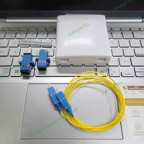 Jual Roset Fiber Optik 2 Core / Roset 2 Core Lengkap Pigtail SC UPC ...