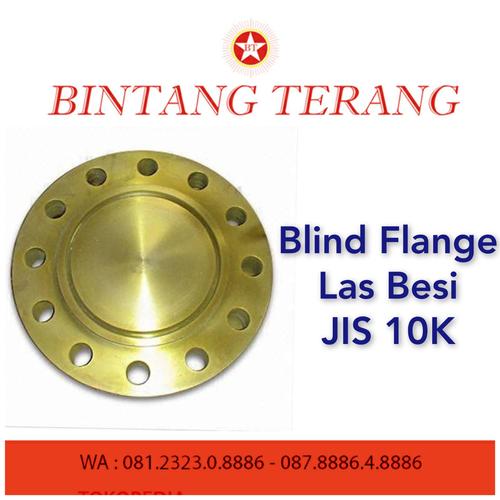 Jual blind flange jis 10K besi 8" / flange buta besi 8 inch - Kota ...