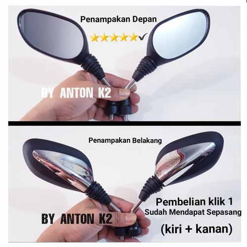 Jual KACA SPION SEPEDA LISTRIK-SPION MOTOR LISTRIK MODEL OVAL HITAM ...