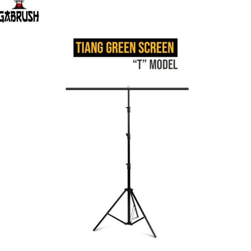 Jual SCREEN STUDIO POPULER TIANG T BLACKDROP GREEN SCREEN STUDIO LIVE ...