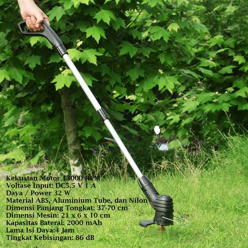 Jual Pemangkas Rumput Listrik Tanpa Kabel Dengan Desain Ergonomis ...