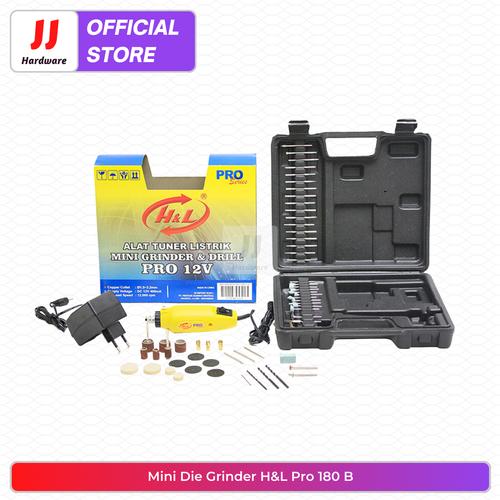 Promo Mesin Gerinda Mini Tuner H&L Pro 180 B Set Mini Die Grinder ...