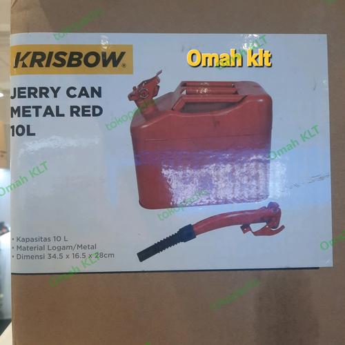 Jual jurigen jerigen besi metal 10 liter jeriken bahan bakar - Kota ...
