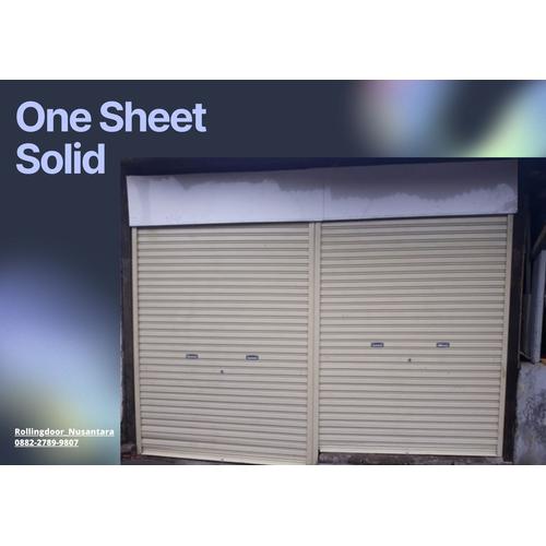 Jual pintu solid rolling door tipe one sheet solid - Jakarta Selatan ...