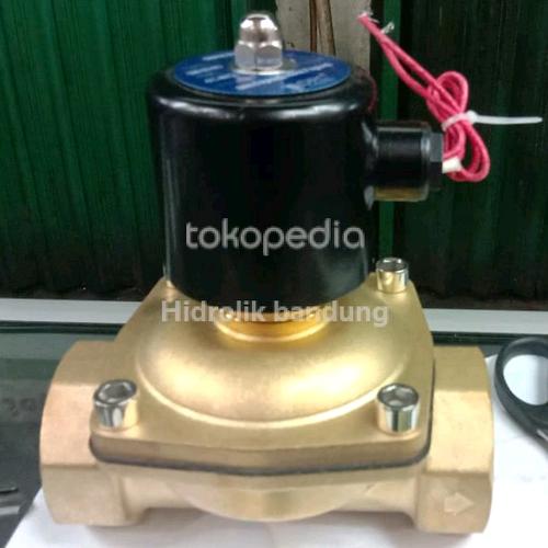 Jual SELENOID VALVE 2 WAY KUNINGAN 2INCH NORMALY OPEN - Kota Bandung - Hidrolik bandung | Tokopedia