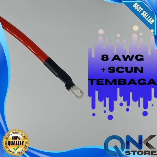 Jual Kabel 8 AWG Plus Skun Kabel Negatif Kabel Massa Kabel Grounding ...