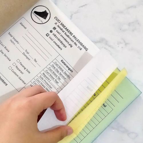Jual invoice faktur bon nota 2 ply carbonless Ncr cetak custom murah ...