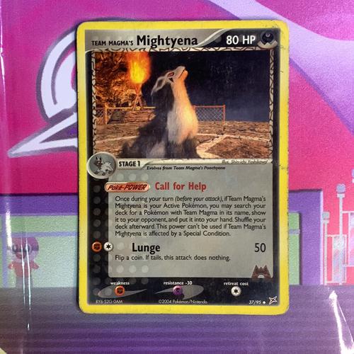Jual Team Magma Mightyena pokemon tcg card kartu set NON indonesia V ex ...