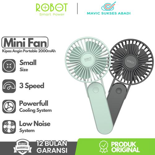 Promo Mini Fan Portable ROBOT RT-BF11 Kipas Angin Mini 3 In 1 Foldable ...