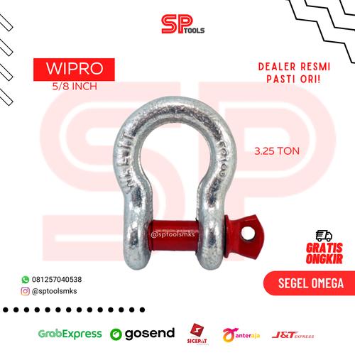 Jual SEGEL / ZEGEL BOW SHACKLE OMEGA 5/8" 5/8 INCH 3.25T 3.25 TON WIPRO ...