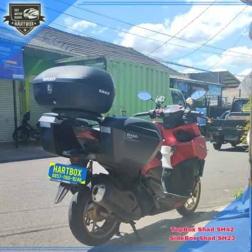 Jual Paket Lengkap Box Motor SHAD HONDA VARIO 160 TOP BOX SIDEBOX ...