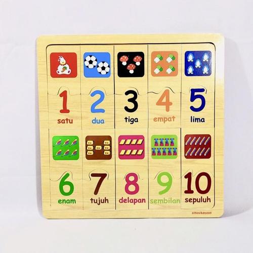 Jual Puzzle Angka & Berhitung Mainan Edukasi Anak Puzzle Anak Puzzle ...