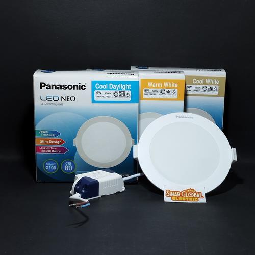 Jual Lampu downlight led panel panasonic IB neo slim 9 W 9 Watt - Putih ...