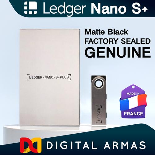 Jual Original Ledger Nano S+ Black Cryptocurrency and NFT Hardware ...