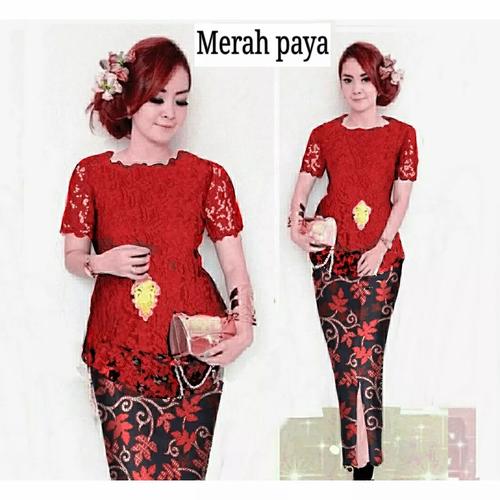 Jual set kebaya jumbo/kartini/kebaya kekinian/pagar ayu/set kebaya ...