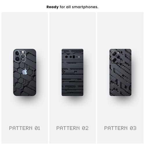 Jual GARSKIN MOTIF BLACK PUZZLE FULLBODY - (BISA UNTUK SEMUA MODEL HP ...