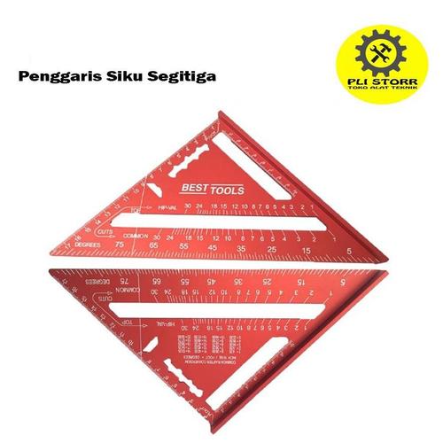 Jual SPEED SQUARE 7 INCH ALUMUNIUM PENGGARIS SEGITIGA WOODWORKING ...