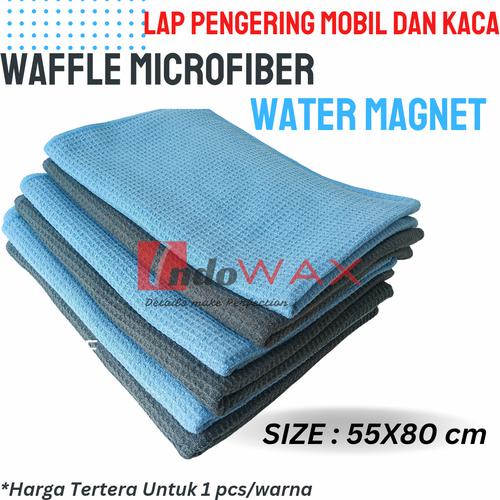 Promo Lap Pengering Mobil Kaca Microfiber Waffle Water Magnet Drying ...