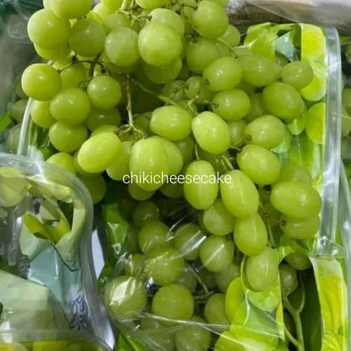 Jual BUAH ANGGUR HIJAU TANPA BIJI SEEDLESS SEGAR GREEN GRAPES FRESH ...