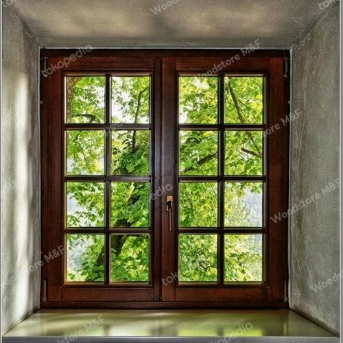 Jual Pintu utama 2 pintu jati solid minimalis simpel dan elegan model ...