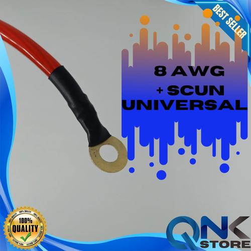 Jual Kabel 8 AWG Per Meter Plus Skun 8AWG - 20CM, UNIVERSAL - Kota ...
