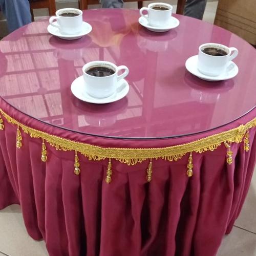 Jual Cover meja catering model Bulat dari kain pilamin abutay ...