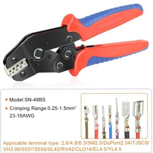 Jual Tang Crimper Terminal Cable Crimping Plier Compression Tool ...
