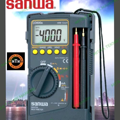 Jual ALAT UKUR DIGITAL MULTIMETER AVOMETER MULTITESTER SANWA - Jakarta ...