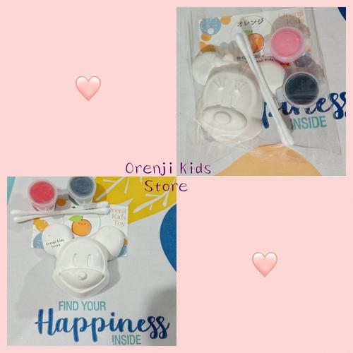 Jual SET PATUNG LUKIS Karakter Cartoon /mainan edukasi anak media ...