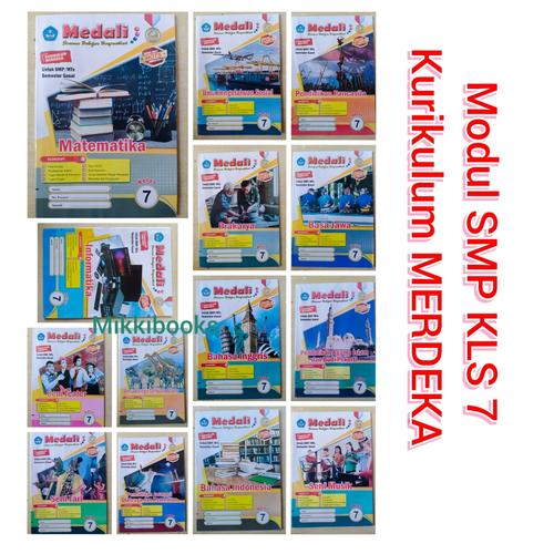 Jual LKS SMP kelas 7 semester 1 Modul SMP VII Kurikulum Merdeka Soal ...