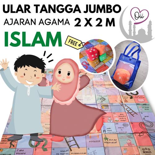 Jual Ular Tangga Jumbo Raksasa Mainan Edukasi Tema Islami - Jakarta ...
