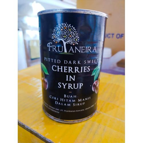Jual Dark Sweet Cherry Frutaneira / Dark Cherry / Ceri Hitam - 425 Gram ...