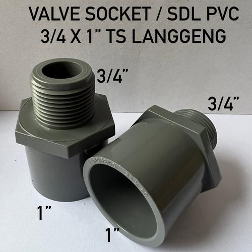 Jual Valve Socket /SDL PVC 3/4 x 1 inch TS Langgeng - Kota Bandung ...