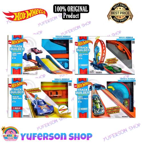 Jual Hotwheels Hot Wheels Curve Loop Kicker Fold Up Long Jump Track ...