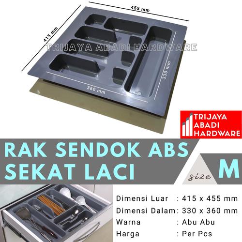 Jual Rak Sendok ABS C Sekat Laci M Drawer Screen / Rak Sendok Garpu ...