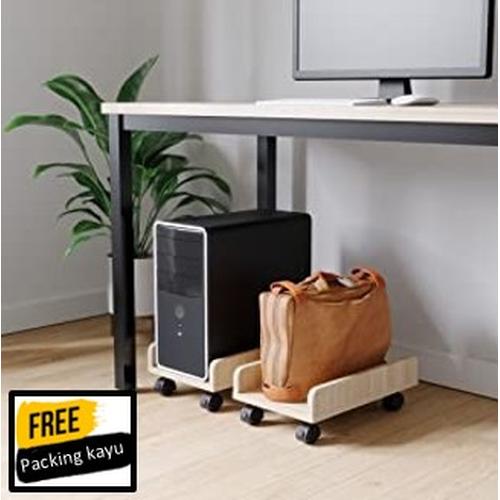 Jual Dudukan CPU / Tempat CPU / PC Stand holder dengan roda Rounded ...
