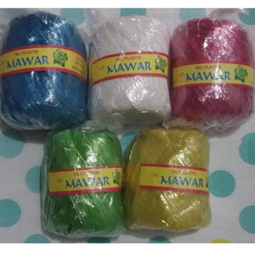 Jual TALI RAFIA KECIL MAWAR RANDOM - tali plastik rapia warna - Jakarta ...