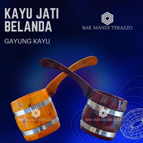 Jual GAYUNG MANDI KAYU MINIMALIS TERAZZO-GAYUNG AIR KAYU CANTIK UNIK ...